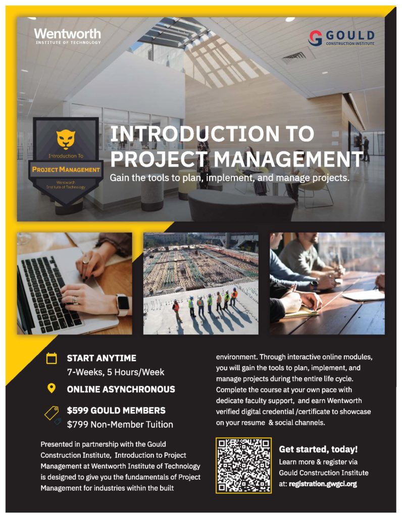 Introduction to Project Management Course - Gould Construction Institute
